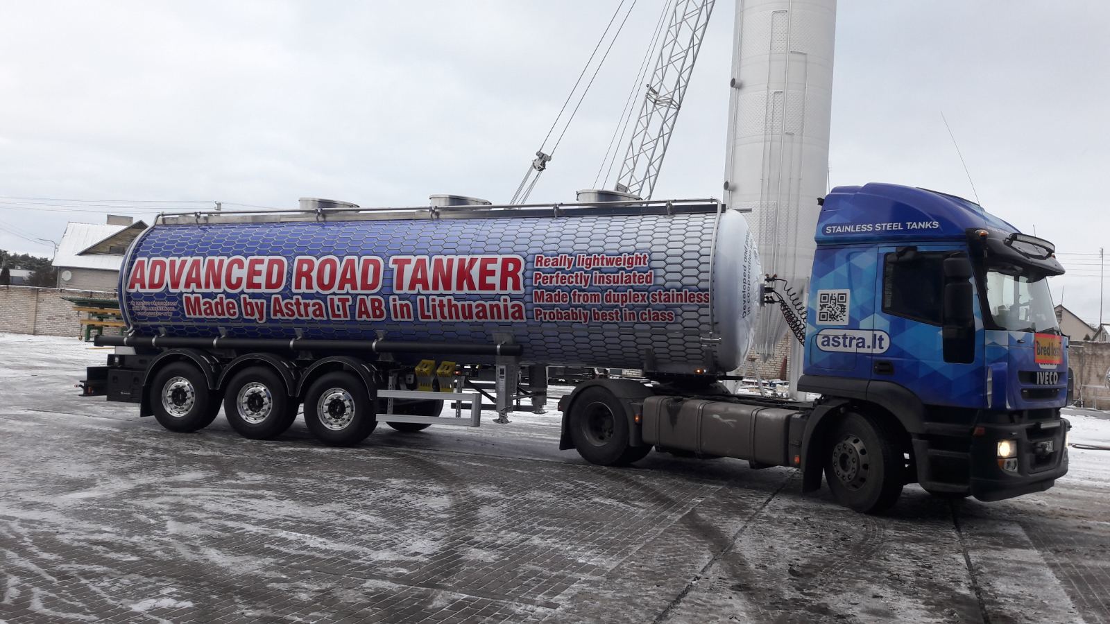 Astra LT has manufactured a prototype of an advanced road tanker - BACC ...